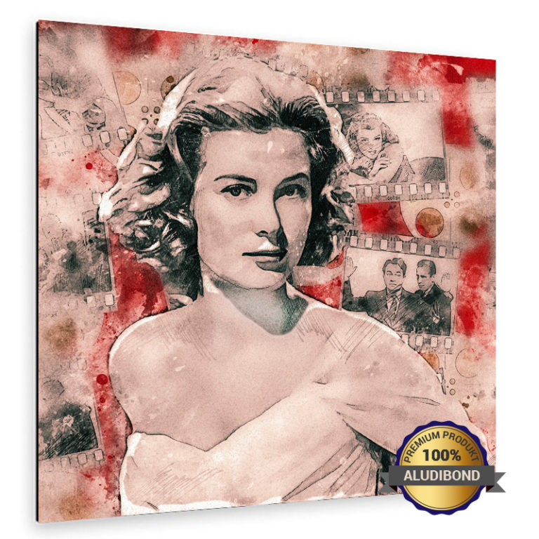Wandbild Grace Kelly Wall Art - Illustration vom Künstler Mik Roge